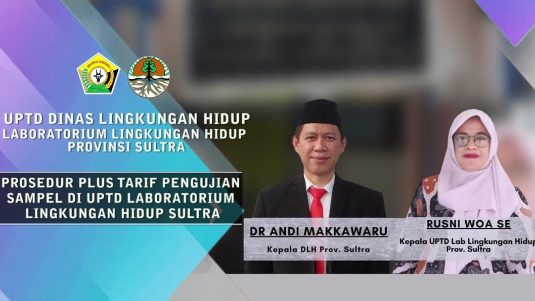 Prosedur Plus Tarif Pengujian Sampel di UPTD Laboratorium Lingkungan Hidup Sultra - lajur