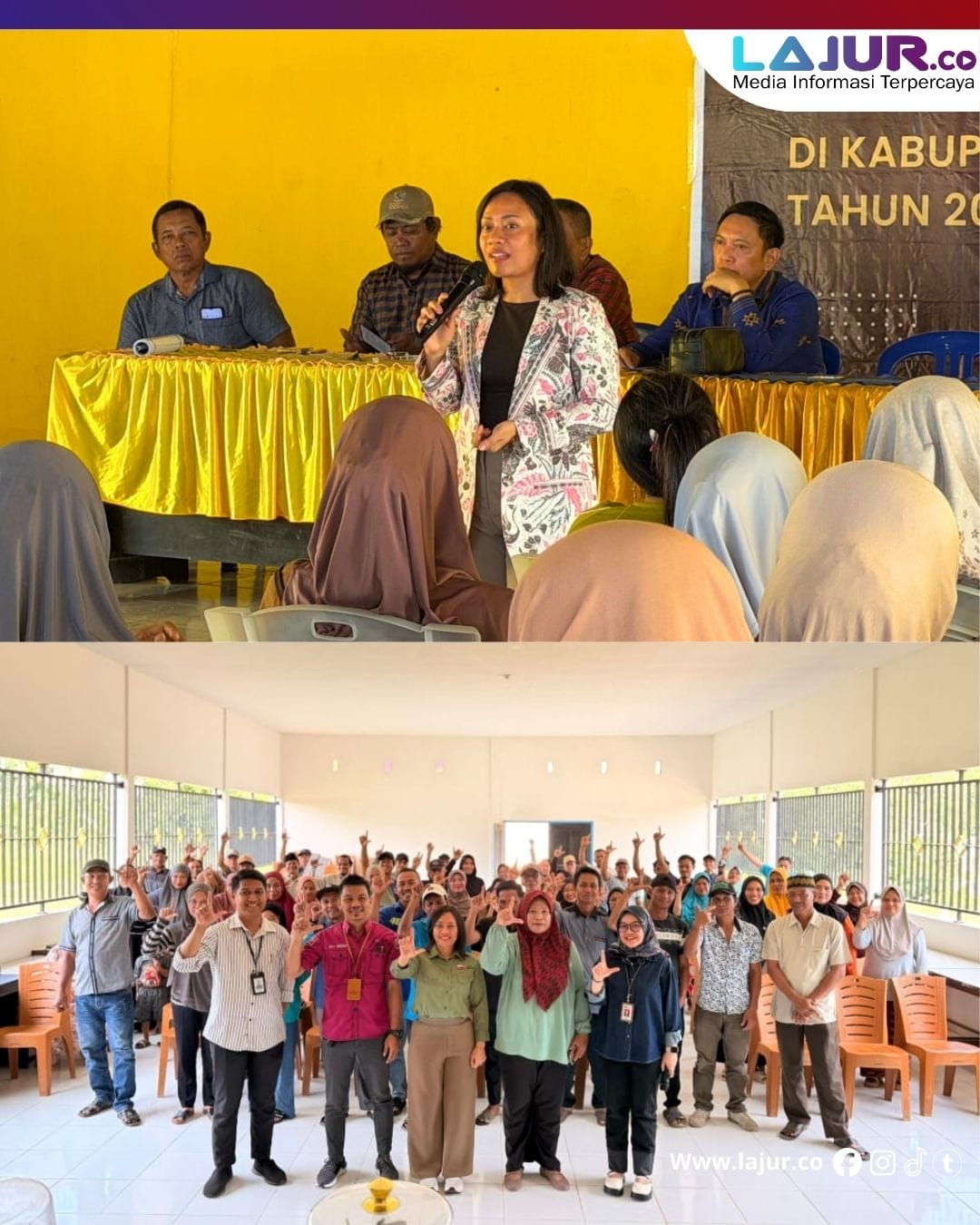 OJK- BPD Sultra Sisir Lima Desa 3T di Konawe Selatan, Gencarkan Literasi Keuangan - lajur